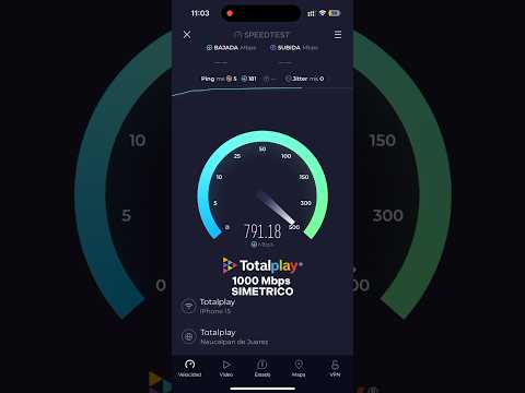 Totalplay 1000 Mbps Simetrico WIFI 6 | Speedtest
