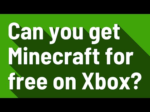 Can you get Minecraft for free on Xbox?