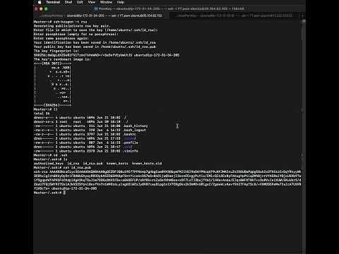 Generate SSH key pair on AWS EC2 to server using ssh-keygen #rsa #ansible #aws