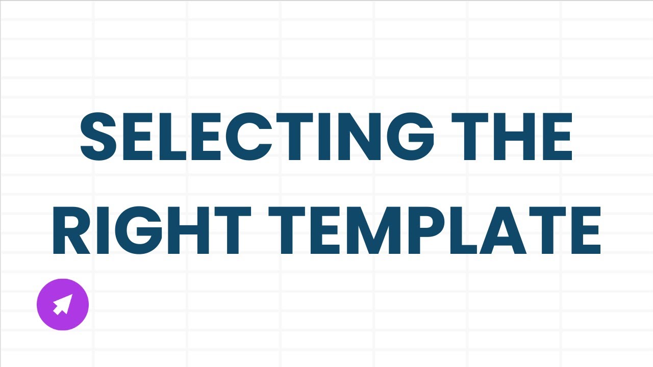 Sheet Load of Templates - Choosing the Right Template