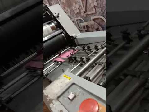 A6 size red paper print
