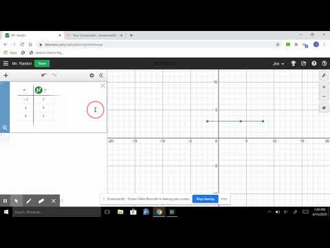 Desmos: Plot and Connect Points