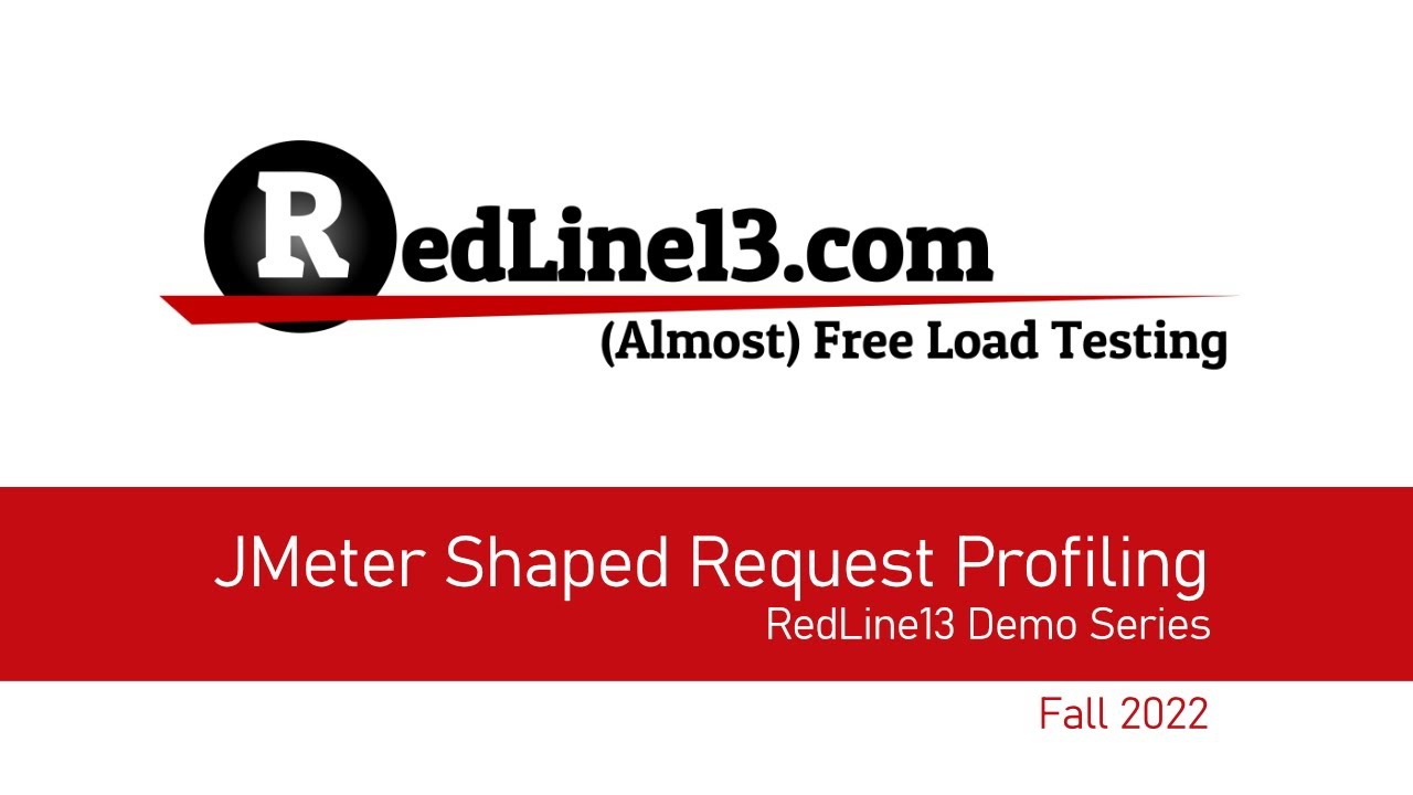 JMeter Shaped Request Profiling