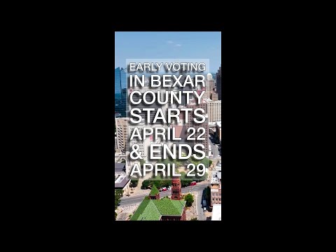 Here’s how, where to vote early in Bexar County for the May 3 election