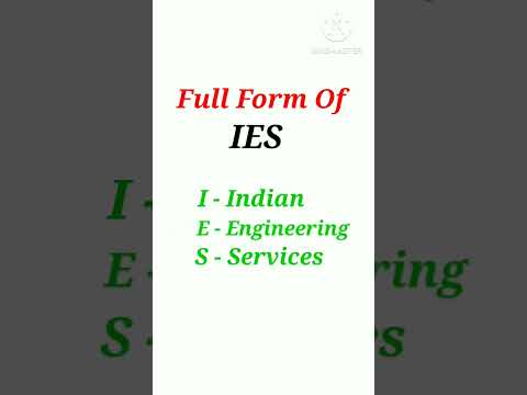 Full Form of IES #englishmasti#Gk Questions#Most Important#