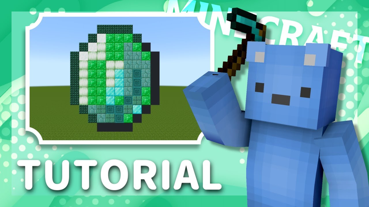 Minecraft Pixel Art - 16x - Emerald Tutorial