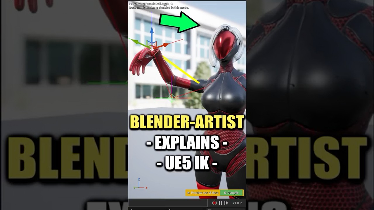 UE5: Blender Artist Explains UE5 IKs (2-Bone-IK Node)