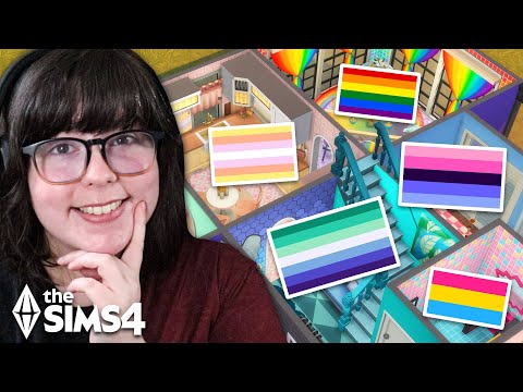 Every Room is a Different Pride Flag in The Sims 4 π³οΈβπ