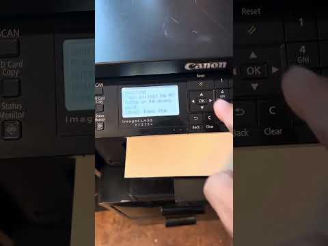 How to connect printer to Wi-Fi using WPS button. Wi-Fi protected set up. Cannon Mf232w att internet