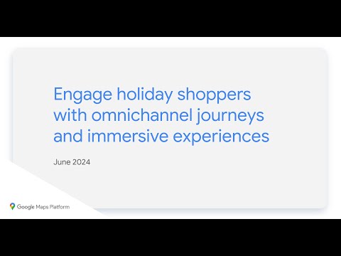 Engage holiday shoppers with omnichannel journeys and immersive experiences