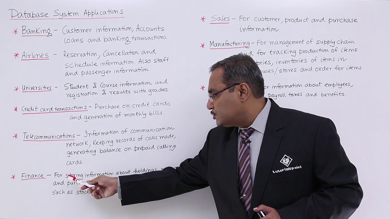 DBMS - Database System Applications