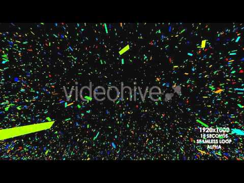 Confetti Falling Continously From Top
