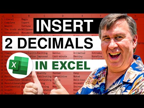 Excel : Shift Decimal 2 Places in Excel - Episode 2207
