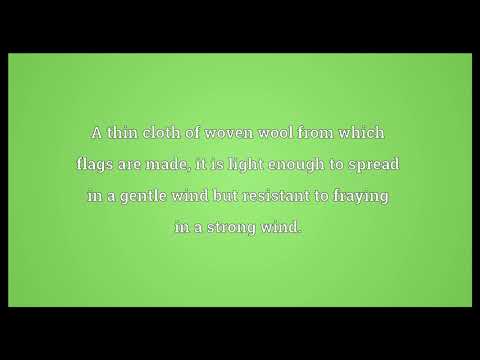Bunting Meaning