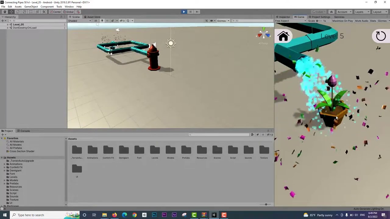 🔴 Connect Pipes 3D Full Unity Game