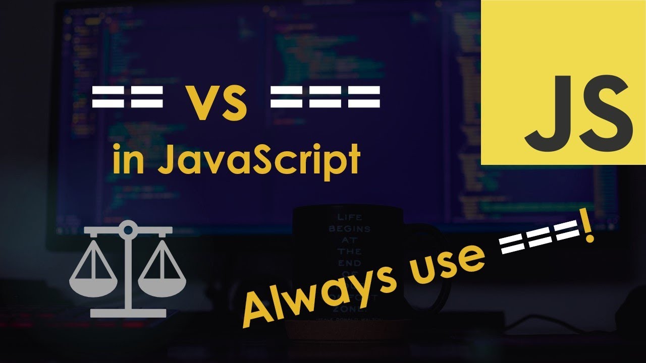 == vs === in JavaScript (strict vs loose equality testing)