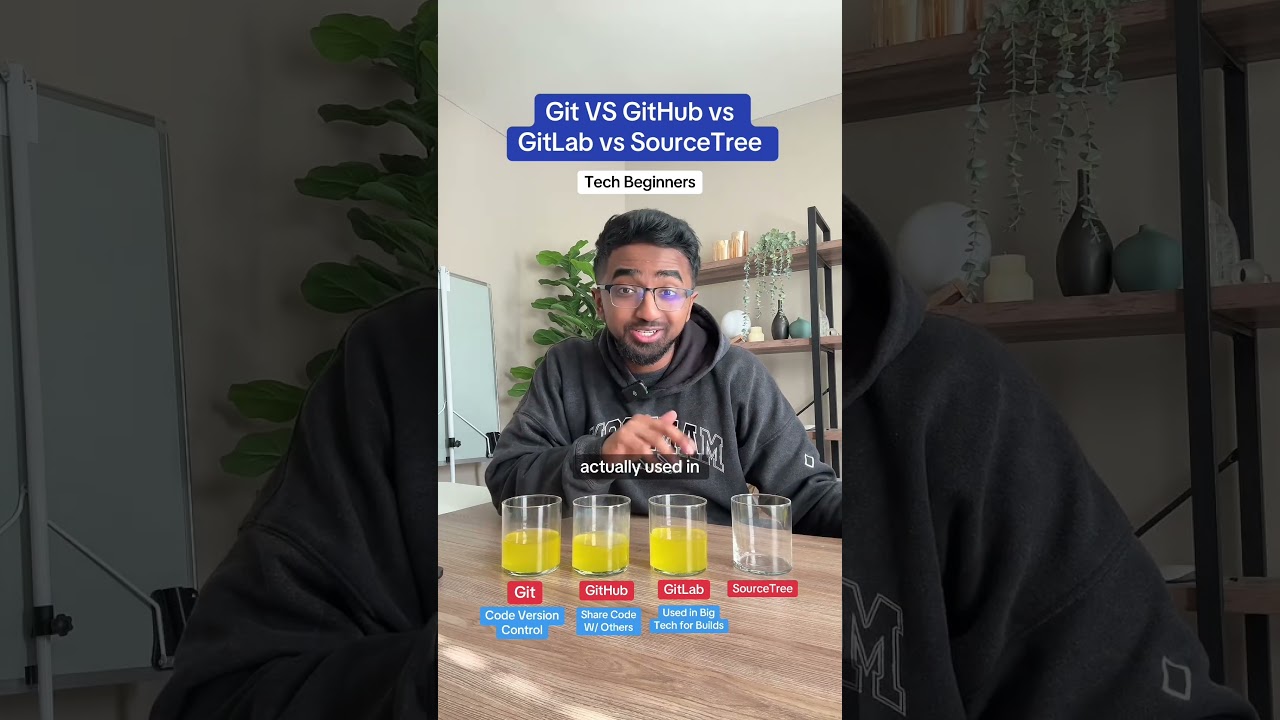 Git vs GitHub vs GitLab vs SourceTree for Tech Beginners!