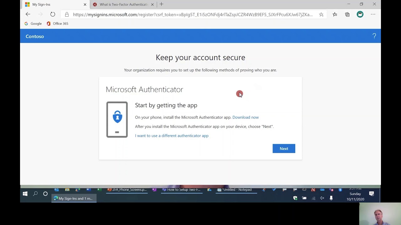 How to Setup Two-Factor Authentication (2FA) for Microsoft 365