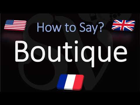 How to Pronounce Boutique? (CORRECTLY) English, American, French Pronunciation
