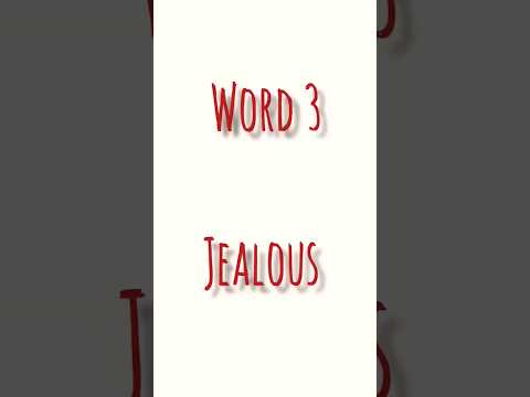 English Faster #word 3 jealous #englishfaster#learning #vocabulary #learnenglish #504#504_واژه_ضروری