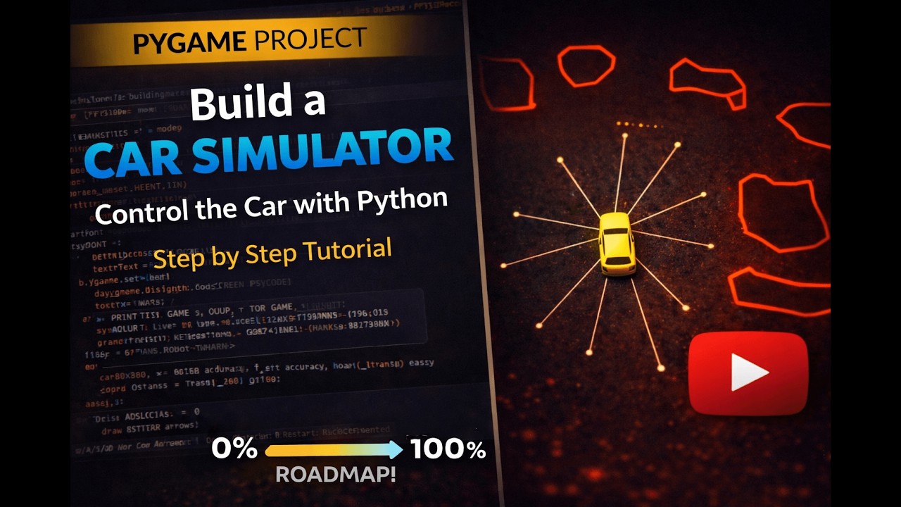 Build a Car Simulator in Python | Step by Step (For AI Training)