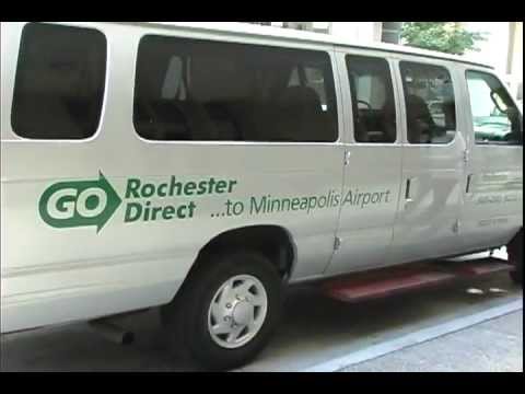 A Rochester Shuttle Service transportation between Rochester MN & MSP