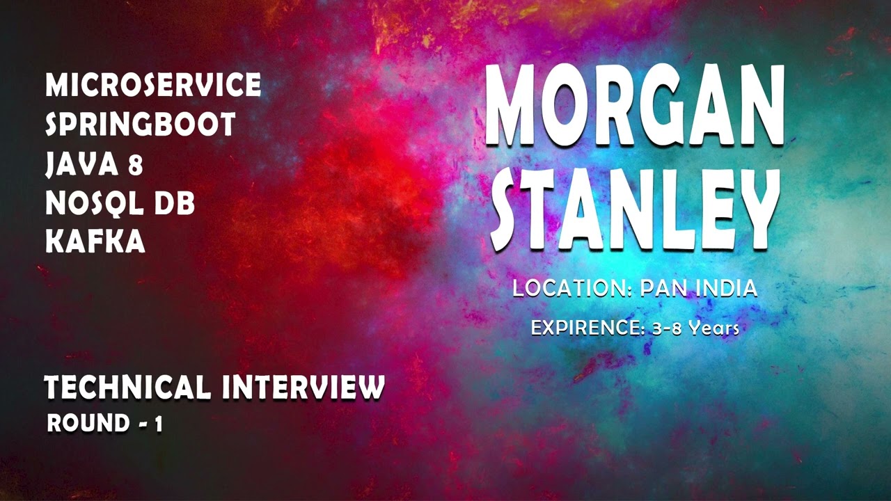 Understanding Java Spring Boot Microservices: Insights from a Morgan Stanley Interview | Galaxy.ai