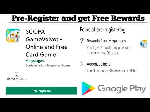 How to Pre Register SCOPA GameVelvet Online and Free Card game | Google Play | Techno Logic | 2021