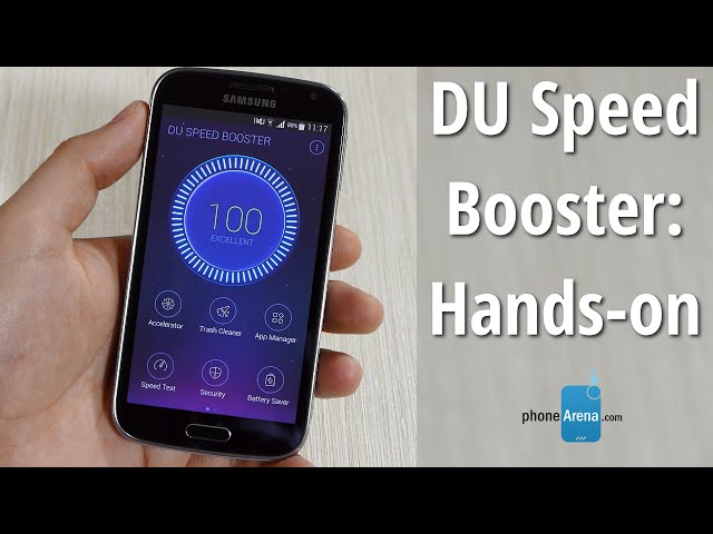 DU Speed Booster: give your Android phone a fast tune-up - PhoneArena