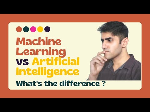 Difference between machine learning and artificial intelligence easily explained #ai #ml #nlp