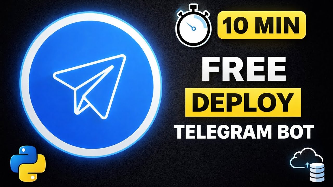 Build Your First Real Telegram Bot | Database, Memes & FREE Hosting