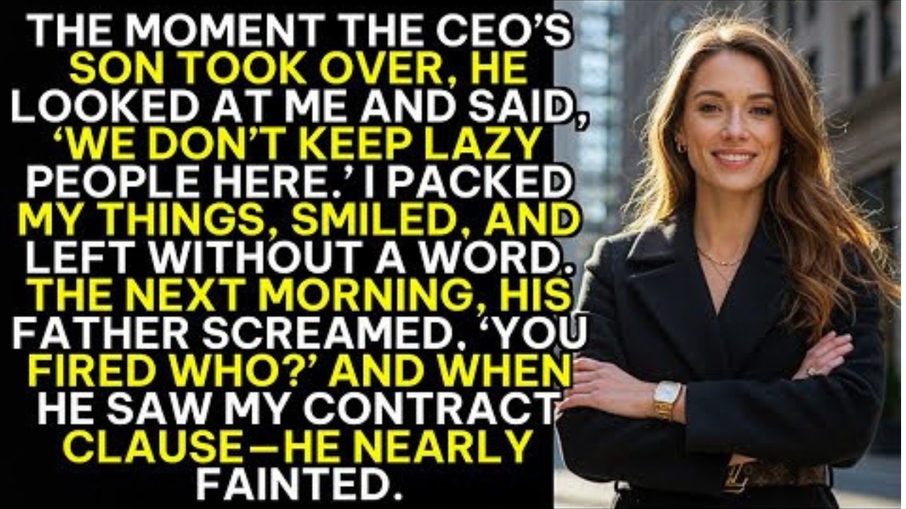 He Said “We Don’t Keep Lazy People”—Next Day, His CEO Dad Screamed “You Fired WHO?!”