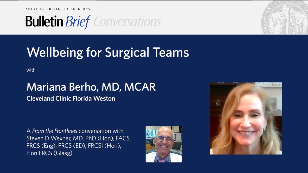 Wellbeing for Surgical Teams