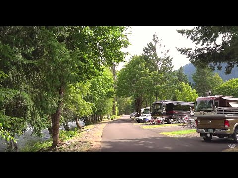 Luxury RV Lifestyle: Casey’s Riverside RV Park – Westfir OR