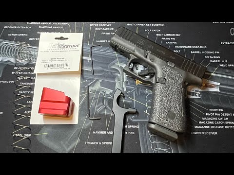 Glock store magazine extension +4 g43x