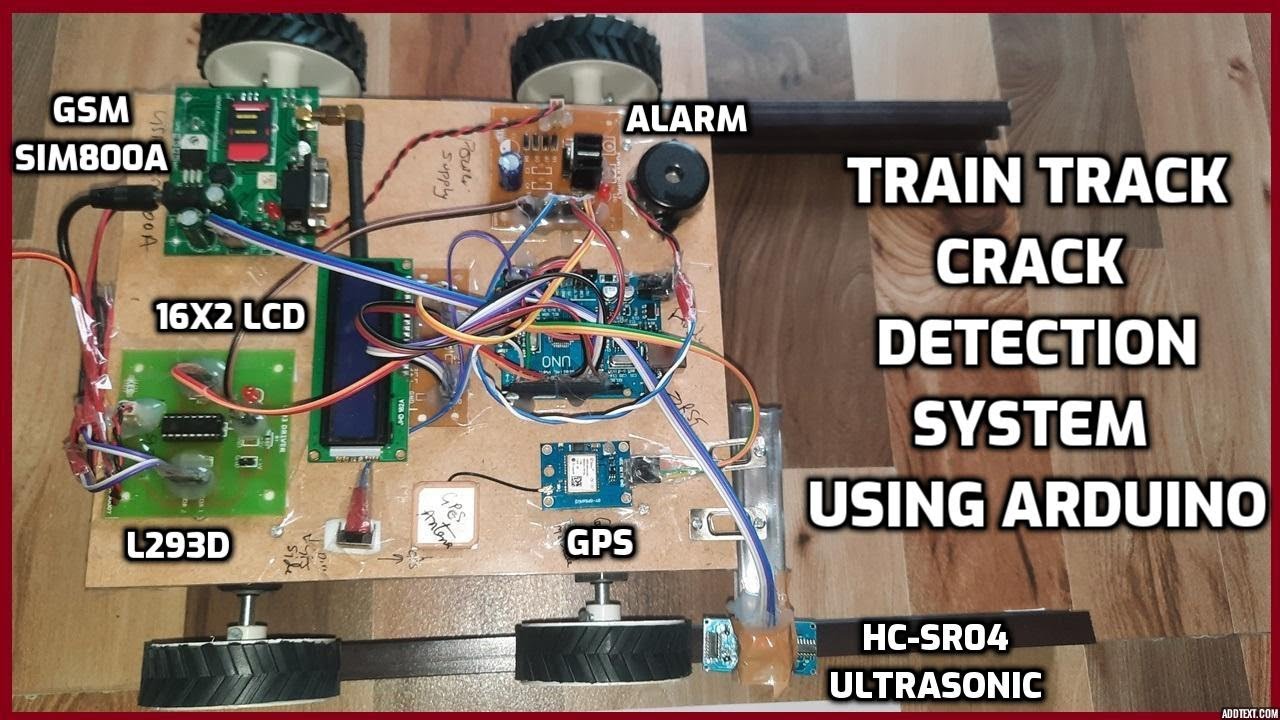 Train Track Crack Detection System using Arduino