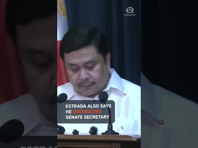Jinggoy Estrada now in police custody over plunder, graft cases