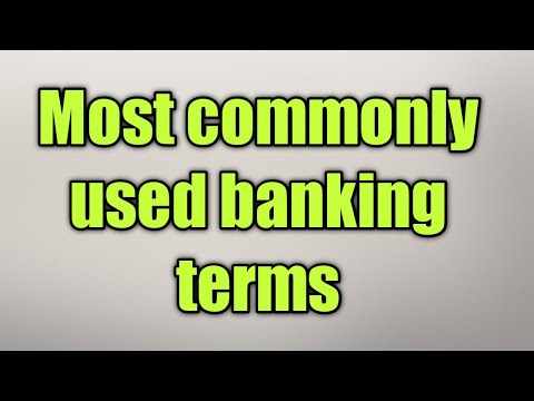 Banking terms full form
