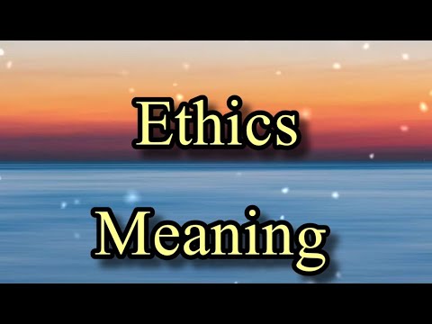 Ethics meaning in urdu