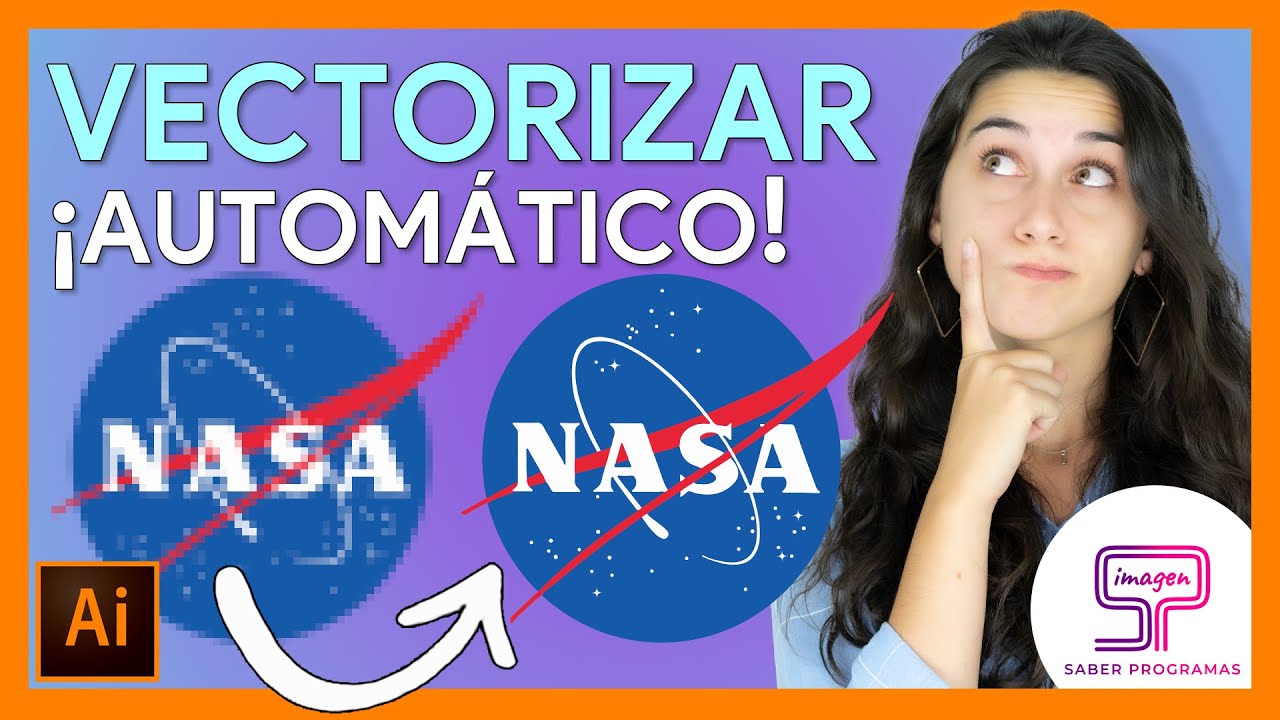 ✅ Cómo VECTORIZAR un LOGO o IMAGEN en Illustrator [ rápido y sencillo ]