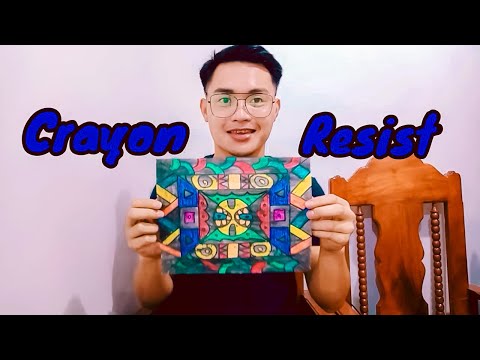 Arts | CRAYON RESIST TECHNIQUE