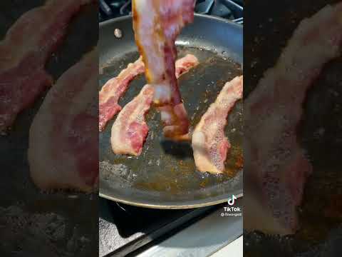 Add water while cooking bacon!