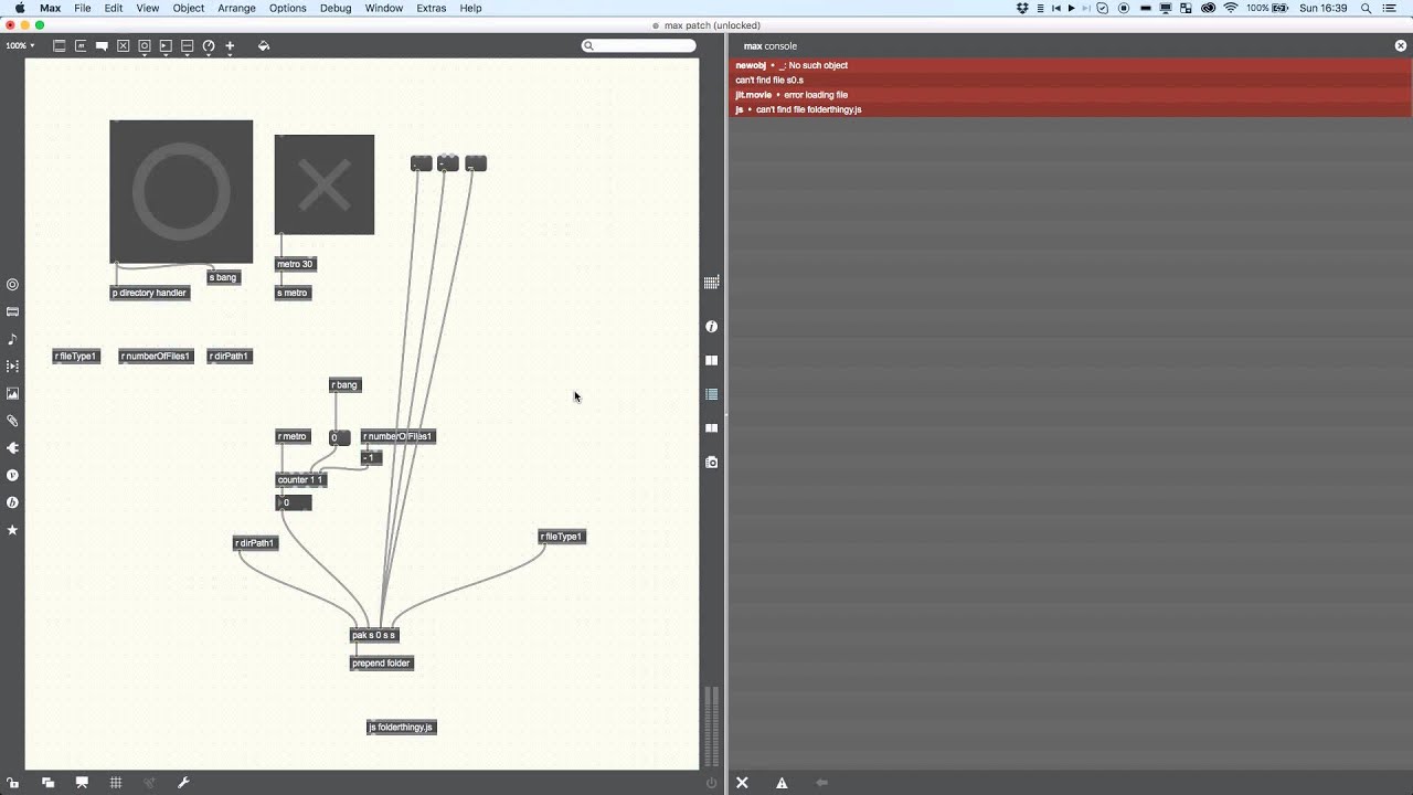 MAX MSP: JAVASCRIPT IMAGE SEQUENCE PLAYER Pt 2