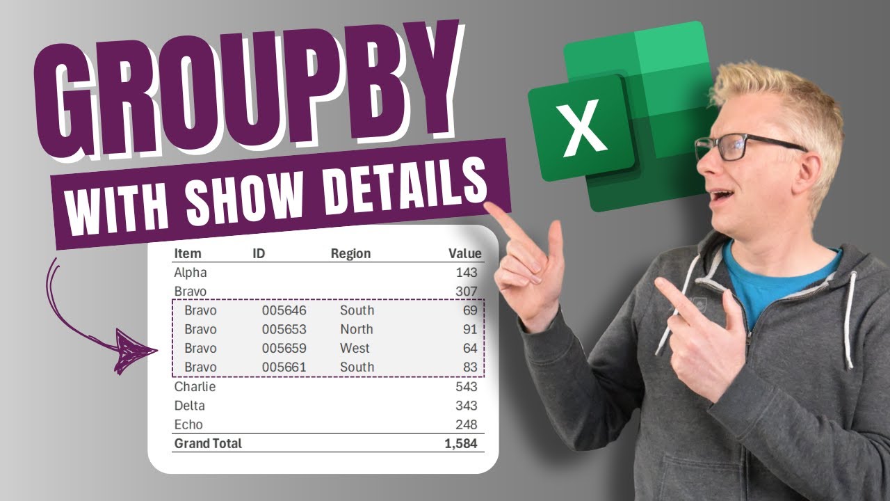 Excel: Dynamic GROUPBY Drill Down Unleashed