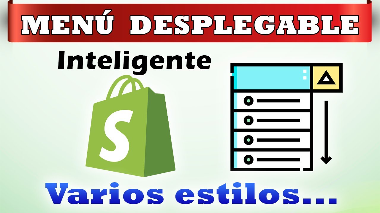 Como agregar menú desplegable en Shopify - Technology RobOne