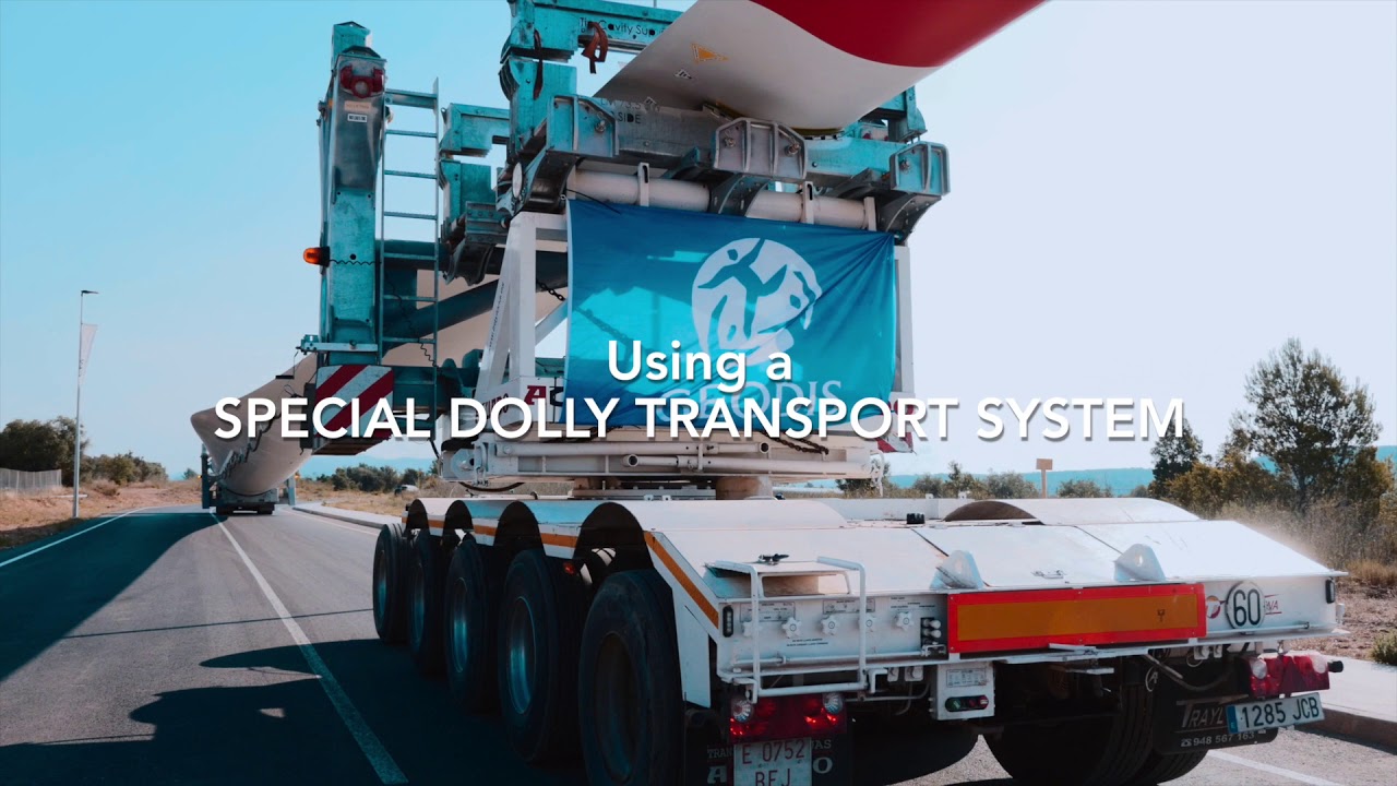 GEODIS transports the largest wind turbine blades ever made in Spain
