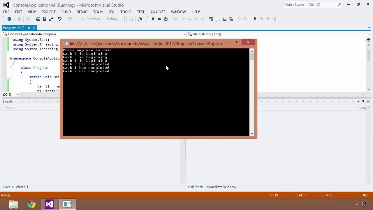 Advanced C# Task Parallel Library