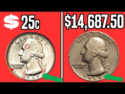 USA Expensive 1965 Washington Quarters That Could Make You A Millionaire! RARE Coins To Lock For!