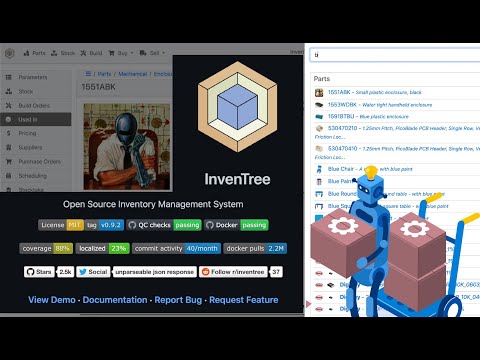 InvenTree - Open Source Inventory Management System based on Django/Python