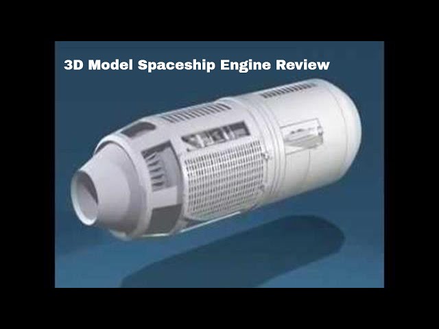 Spaceship engine 3D Model - FlatPyramid